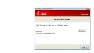 Easy java installation & practice | PPT