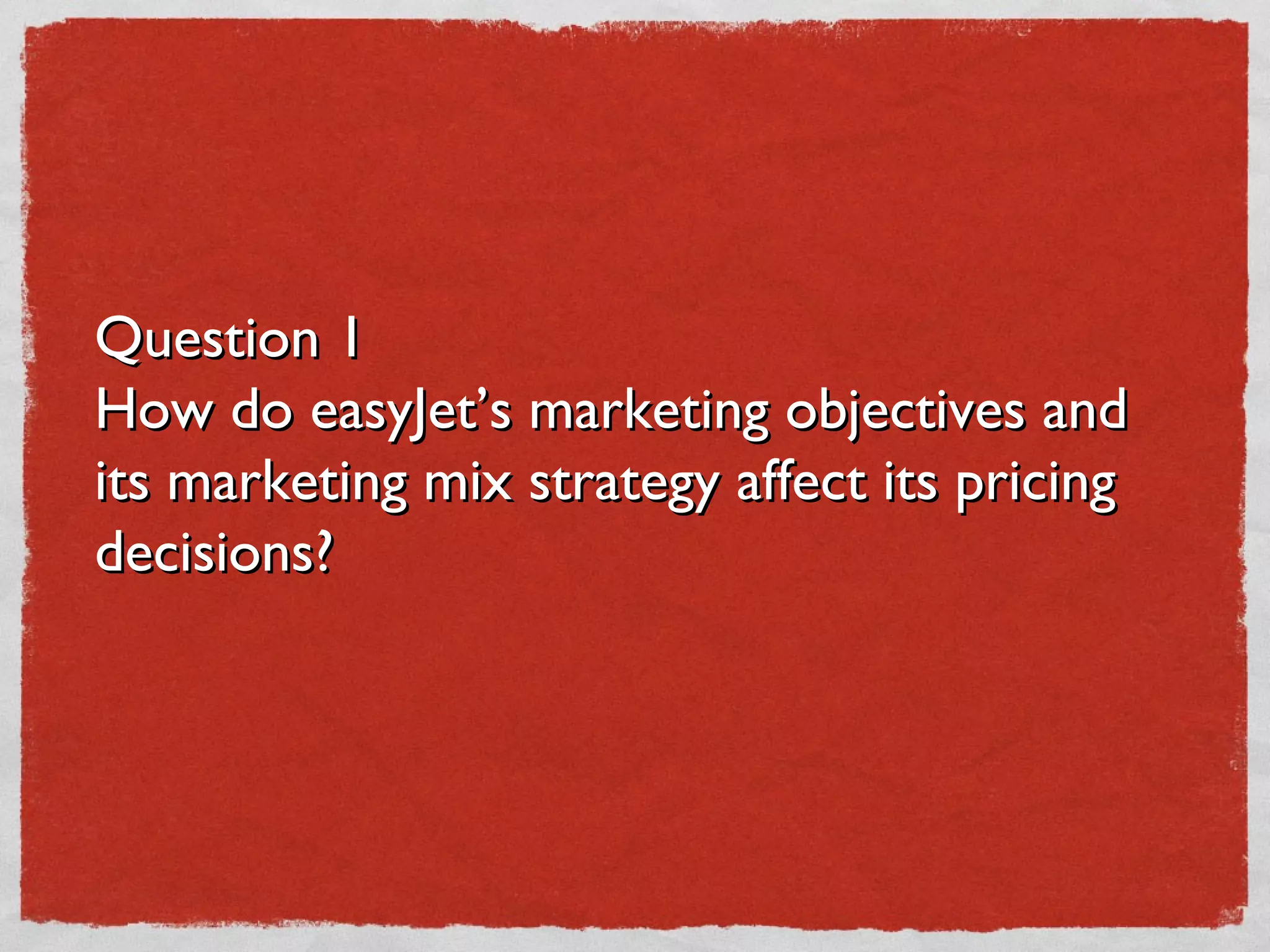 Easyjet Presentation | PPT