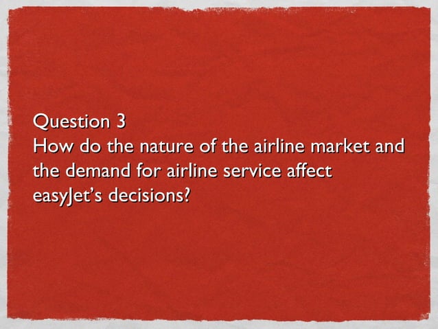 Easyjet Presentation | PPT | Air Travel | Travel Type