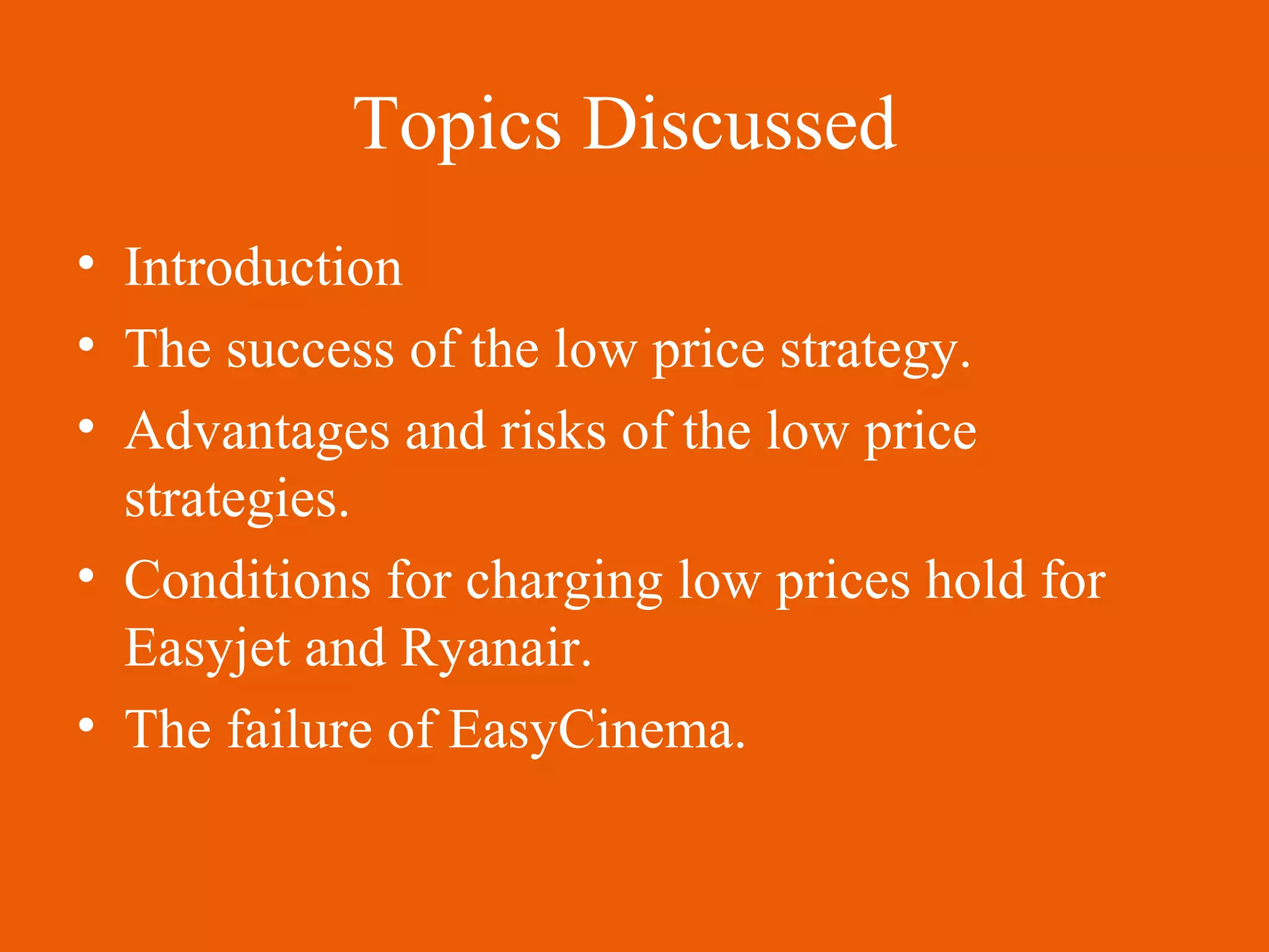 Easyjet presentation | PPT