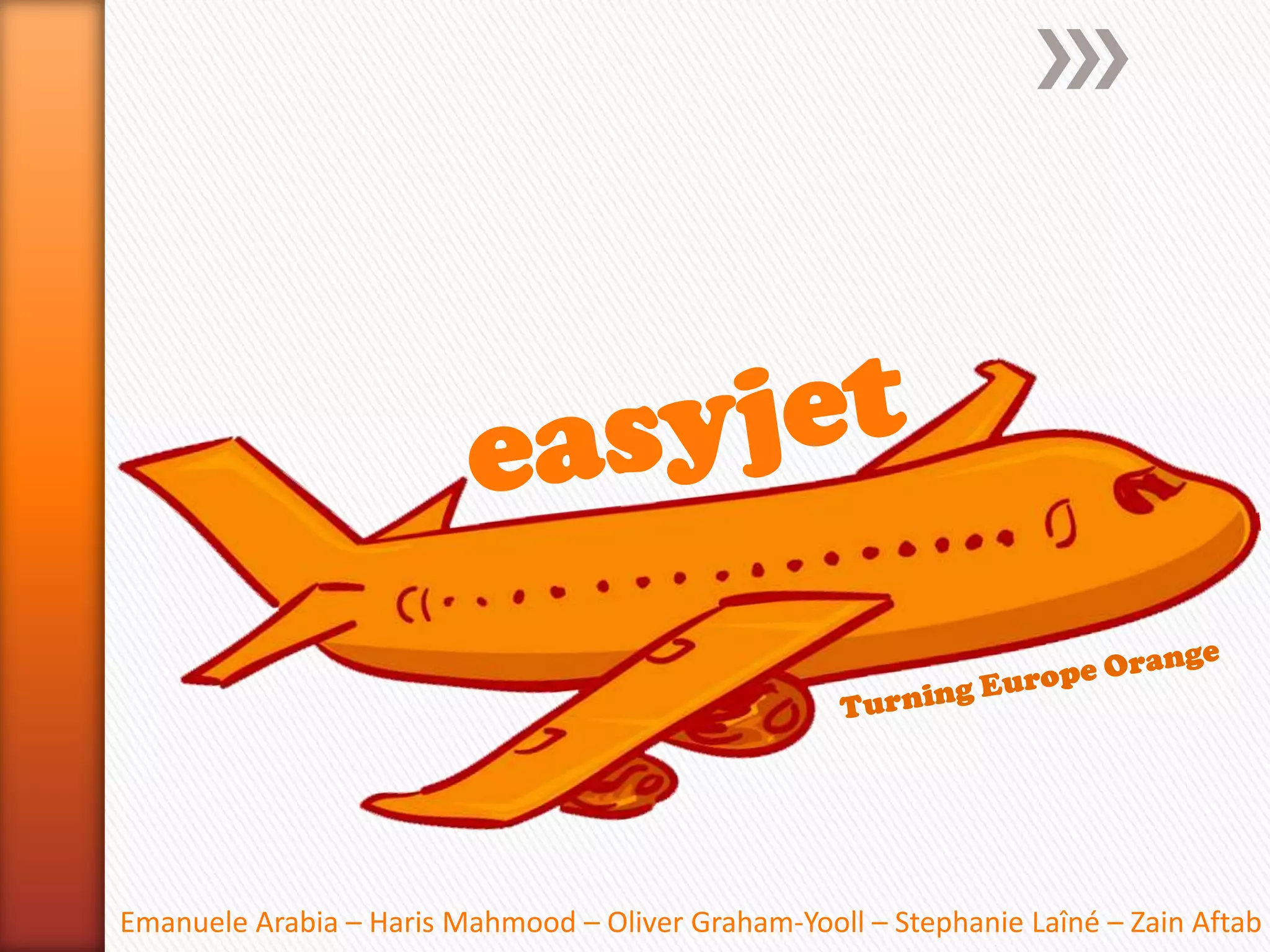 MBM Business Strategy Presentation - EASYJET | PPTX