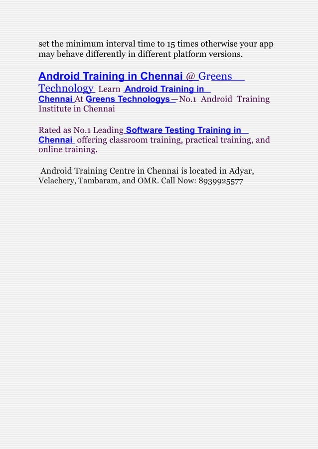 Easy job scheduling with android | PDF