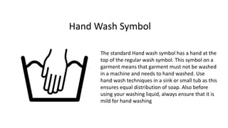 Wash Care Symbols - Easylabelsonline | PPTX