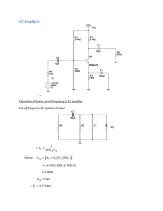 ce~cb cascode amplifier | PDF