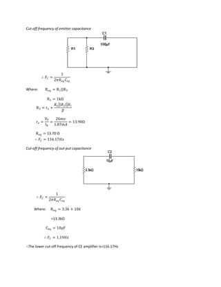 ce~cb cascode amplifier | PDF