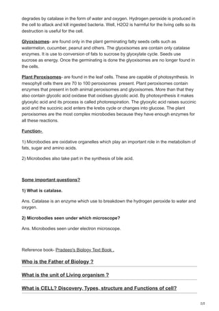 easylearningwithned.blogspot.com-What is Microbodies their structure ...