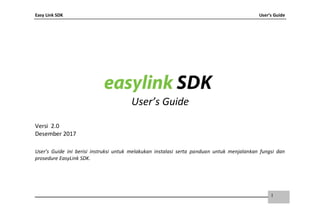 EasyLink SDK User Guide for all type of machine | PDF
