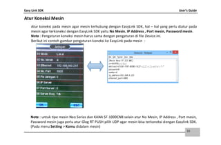 EasyLink SDK User Guide for all type of machine | PDF