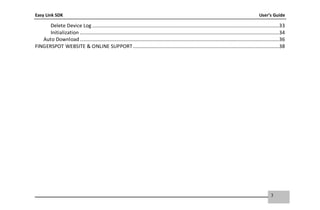 EasyLink SDK User Guide for all type of machine | PDF