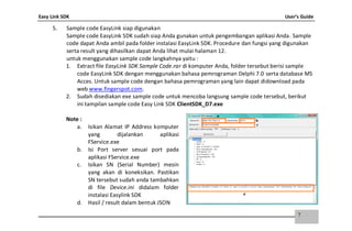 EasyLink SDK User Guide for all type of machine | PDF