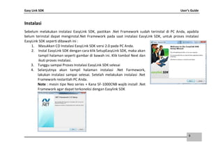 EasyLink SDK User Guide for all type of machine | PDF