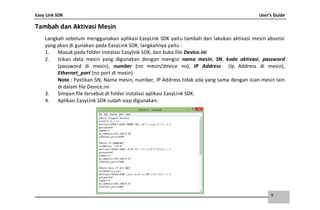 EasyLink SDK User Guide for all type of machine | PDF