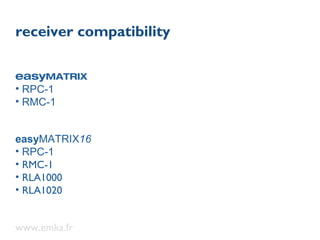 easyMATRIX | PPT