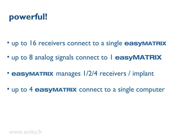easyMATRIX | PPT