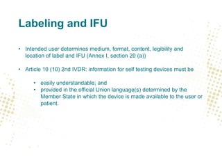 Easy medical devices podcast self tests ivdr | PPTX | Medical Tests ...