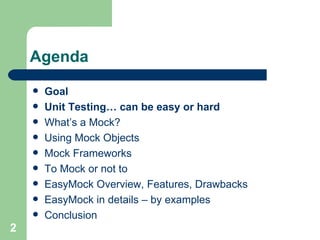 EasyMock for Java | PPT