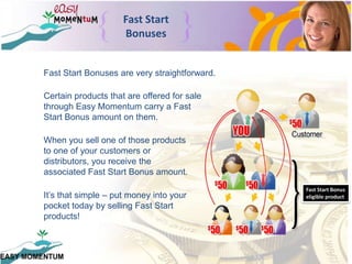 Easy Momentum Compensation Plan Presentation | PPTX