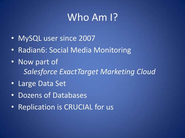 Easy Mysql Replication Setup And Troubleshooting Ppt