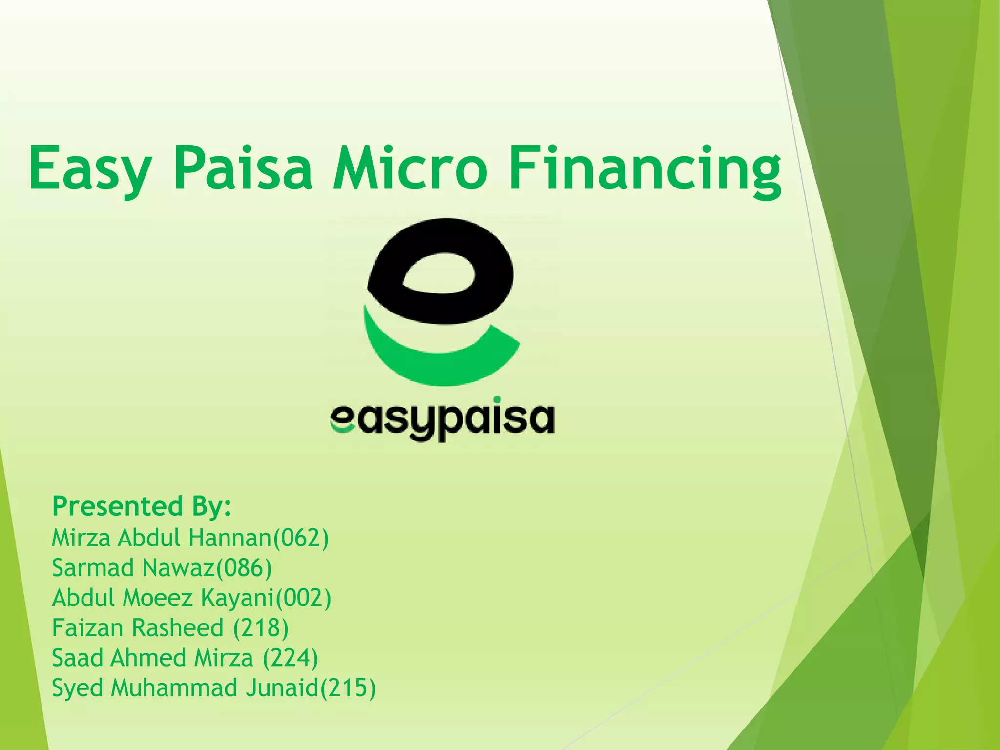 easypaisa microfinance ppt final.pptx