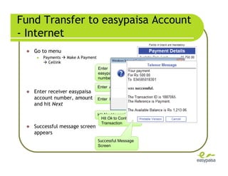 Easypaisa Mobile Account | PDF
