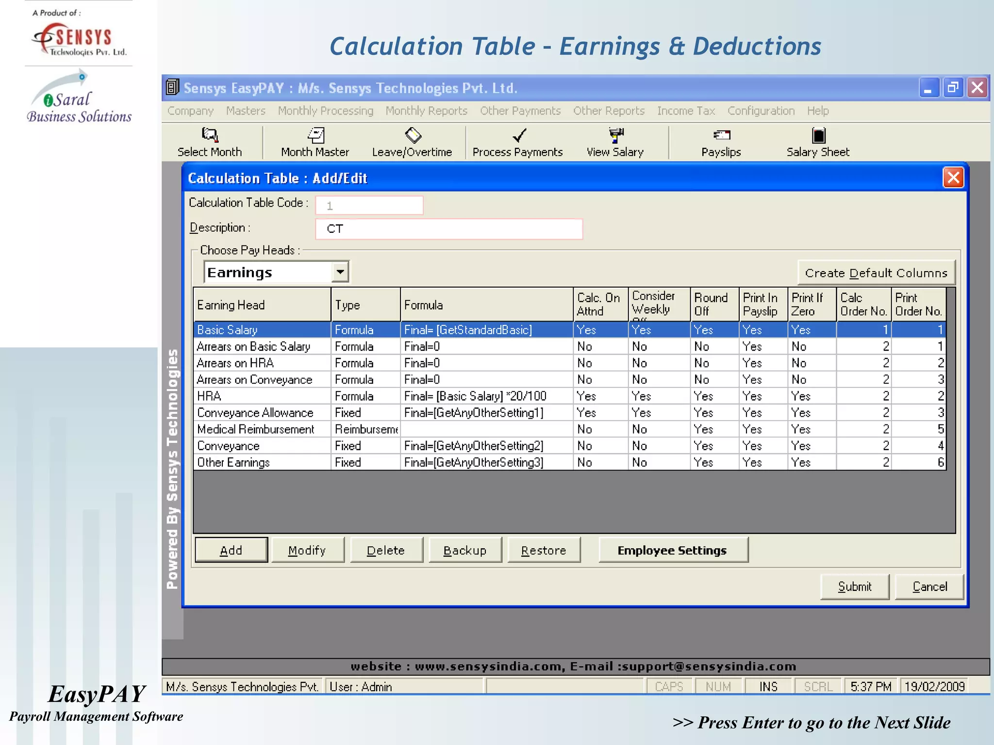 Easypay Payroll Management Software | PPS | Business Banking & Finance ...