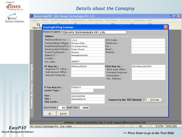 Easypay Payroll Management Software | PPT