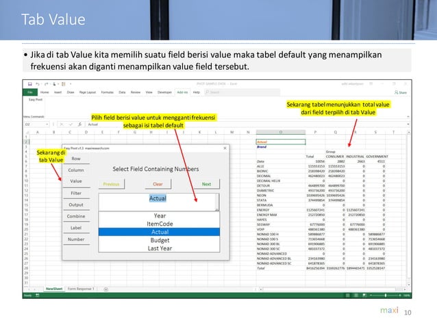 Easy Pivot Tutorial June 2020 - Indonesia | PPT