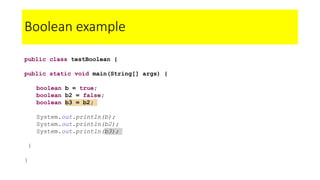 Easy practice with if statement and boolean type | PPTX | Technology & Computing