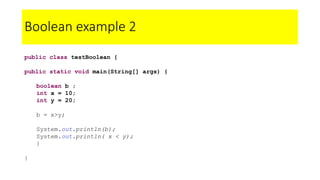Easy practice with if statement and boolean type | PPTX | Technology & Computing