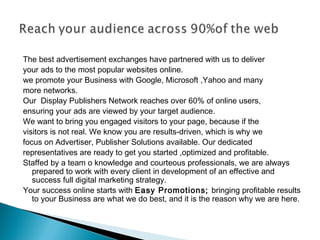 Easy promotions | PPT