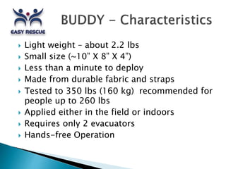Easy Rescue "Buddy" evacuation harness | PPT