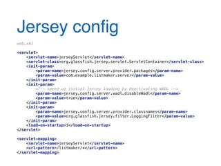Easy REST APIs with Jersey and RestyGWT | PDF