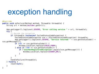 Easy REST APIs with Jersey and RestyGWT | PDF