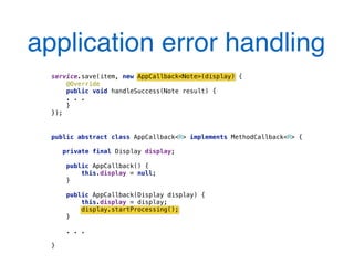 Easy REST APIs with Jersey and RestyGWT | PDF