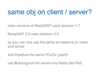 Easy REST APIs with Jersey and RestyGWT | PDF | Web Development | Internet