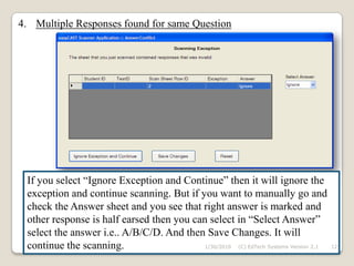 Easy Scan User Manual Scantron Scanners | PPTX