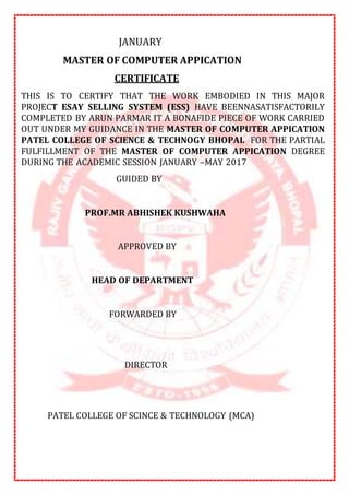 ABHISHEK KUSHWAHA | DOCX | Computer Software and Applications | Computing