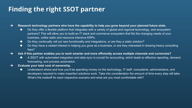 Setting up for multichannel growth | PPT