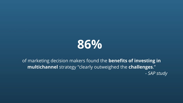 Setting up for multichannel growth | PPT