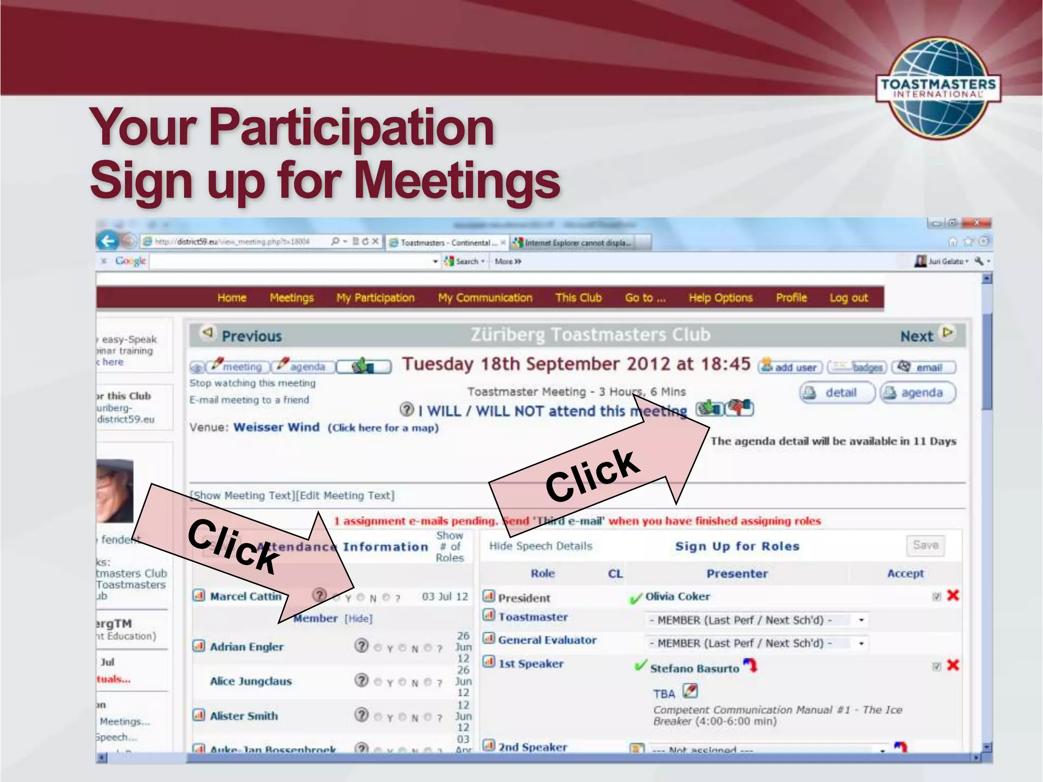 easy-Speak introduction 4 new Toastmasters members | PPTX