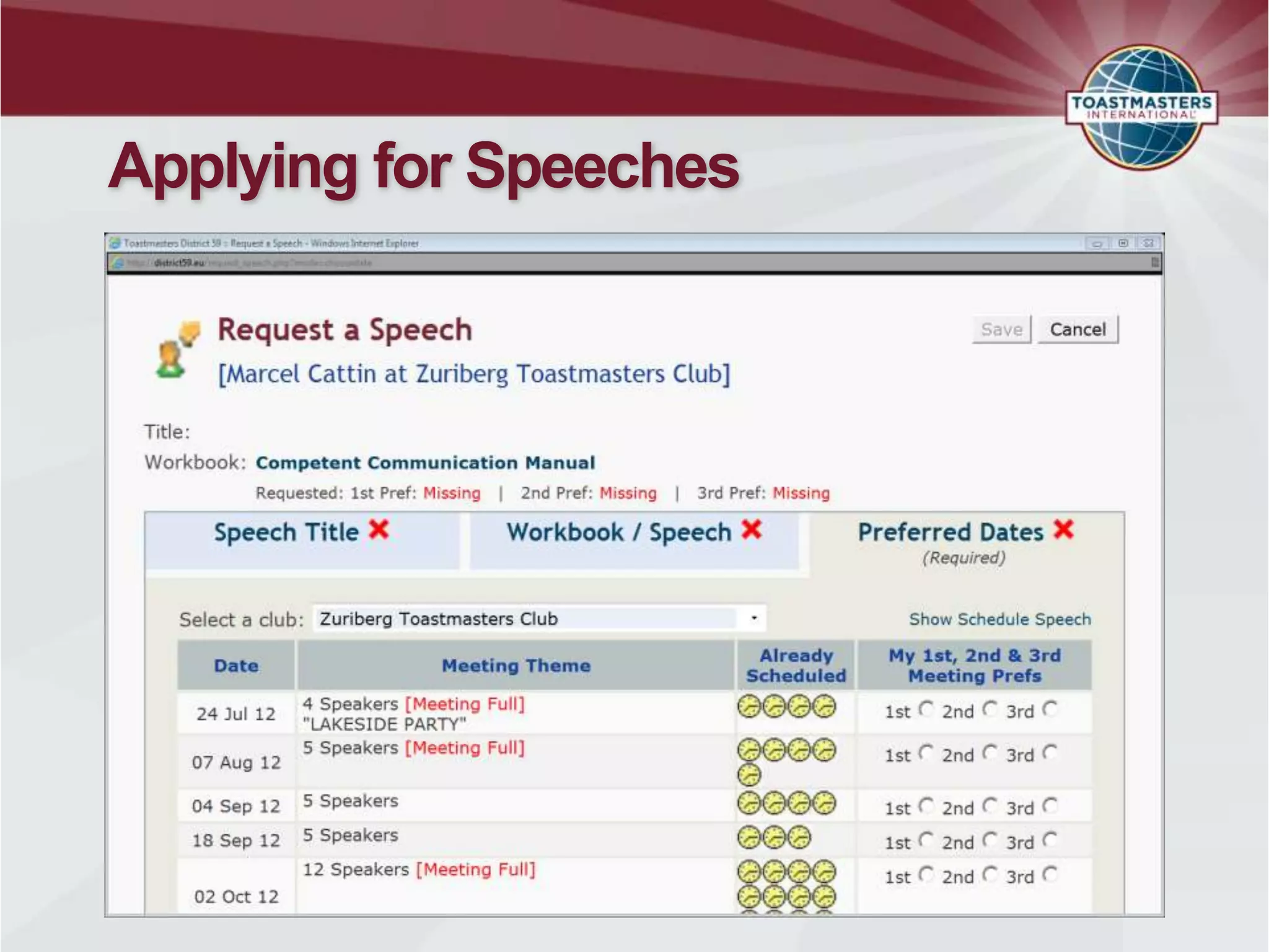 easy-Speak introduction 4 new Toastmasters members | PPTX