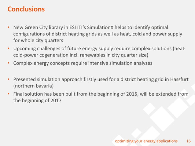 Holistic District Heating Grid Design with SimulationX & Green City ...