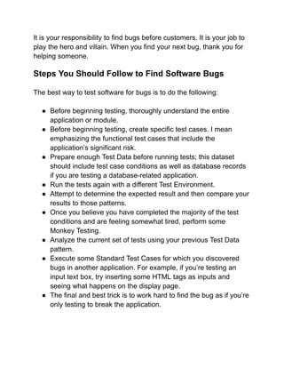 Easy & Step-By-Step Ways of Finding Bugs in Software.pdf