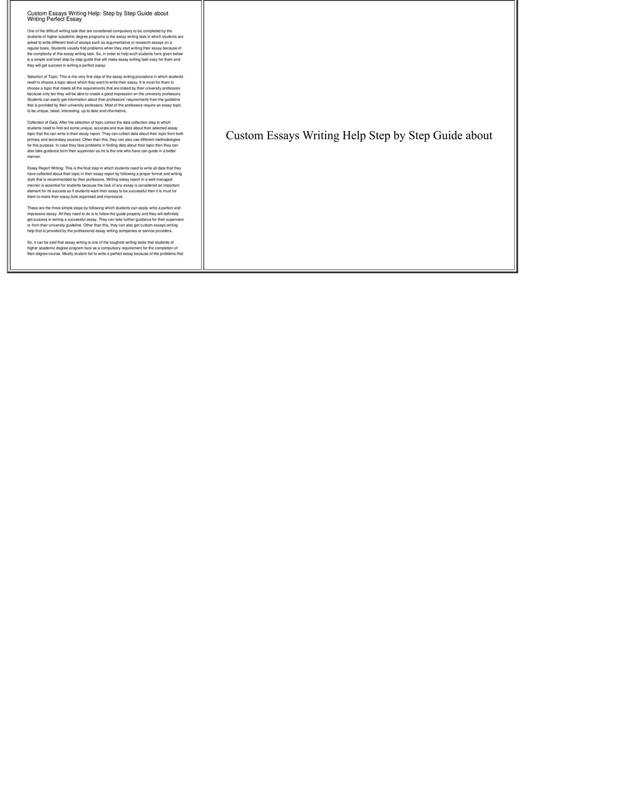 Easy Steps To Write An Essay | PDF