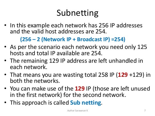 Easy subnetting
