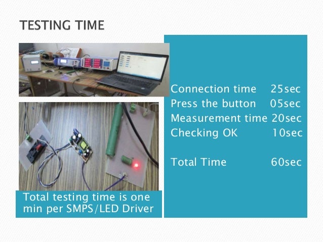 Easy testing for smps led driver