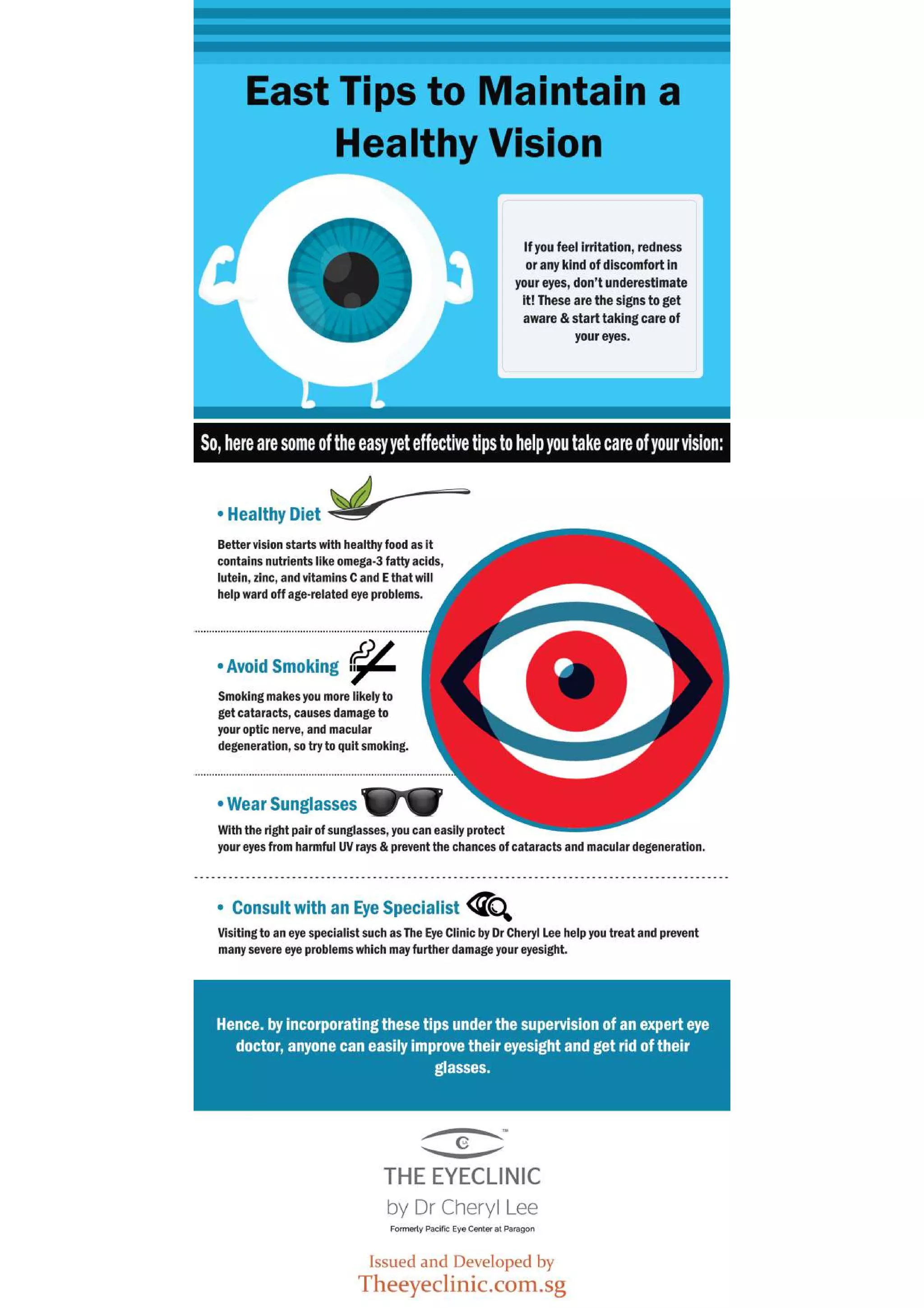 Easy Tips to Maintain a Healthy Vision | PDF