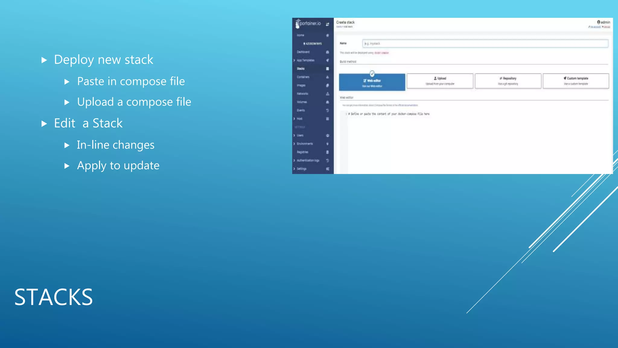 Easy to manage docker with portainer | PPTX | Operating Systems | Computer Software and Applications