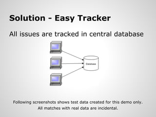 Easy tracker overview | PPT