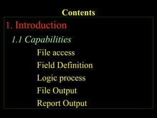 The Easytrieve Presention by Srinimf | PPT